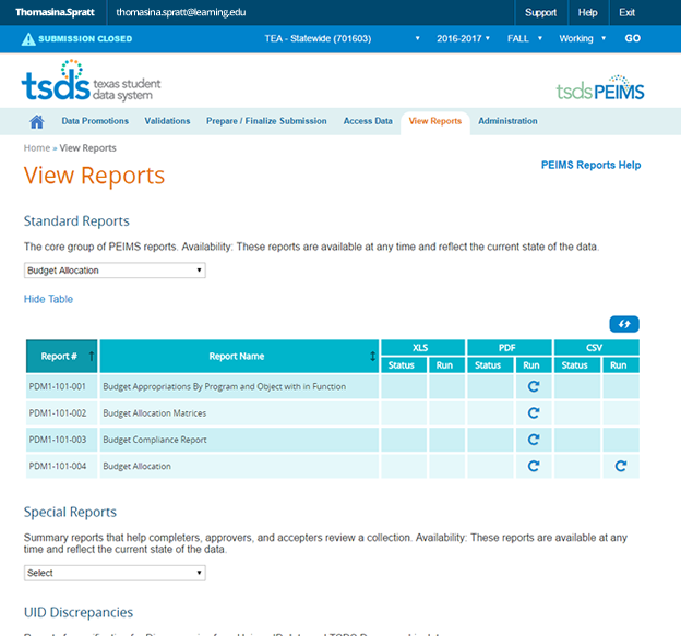 Tour the New PEIMS | TSDS